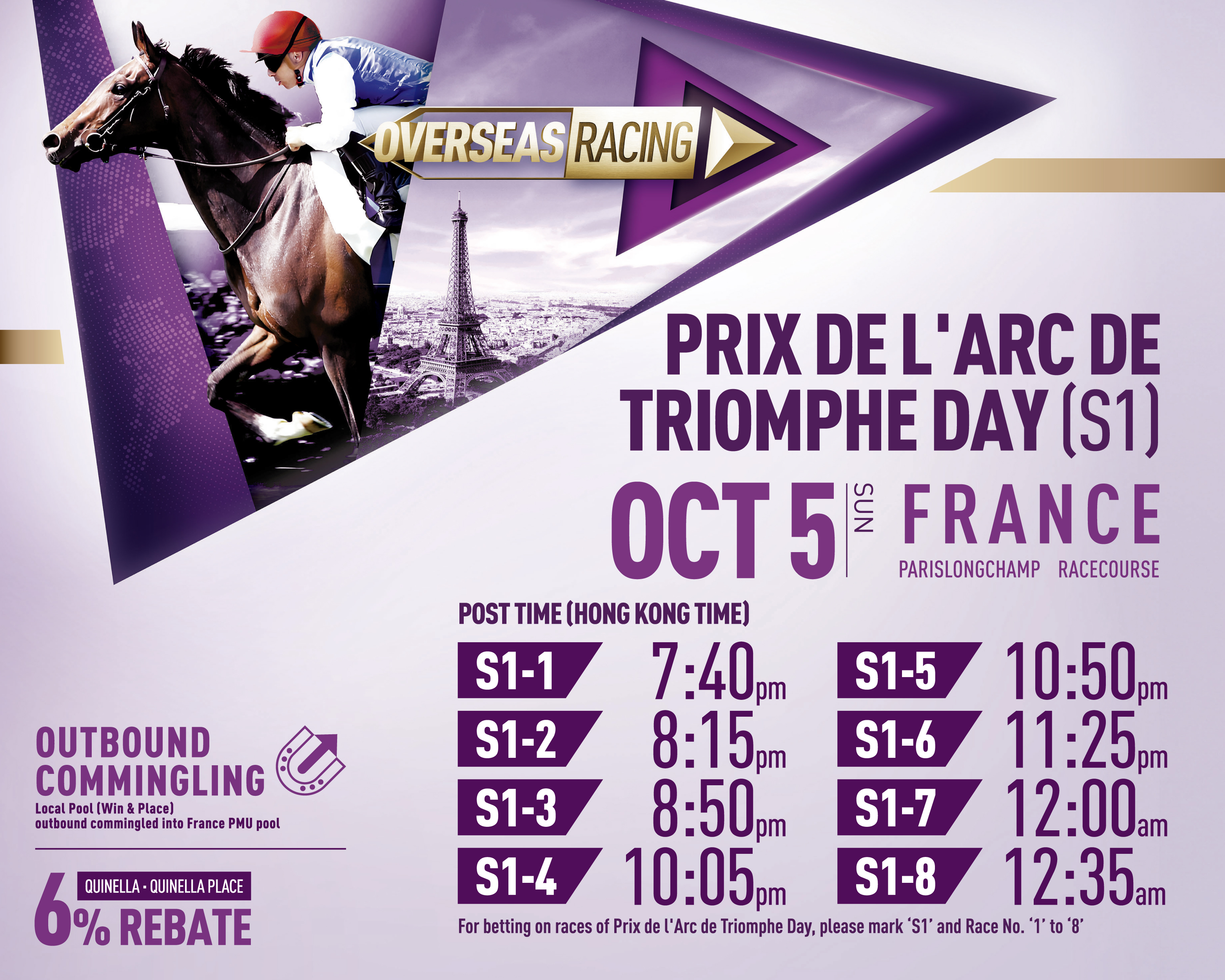 Race Card - Simulcast Race - The Hong Kong Jockey Club